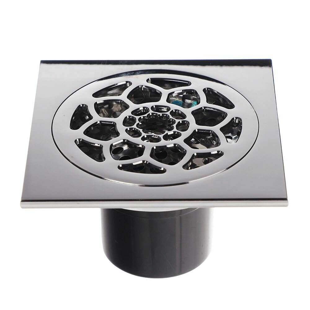 Трап для душа CC09Q5-G 100х100 мм вертикальный хром