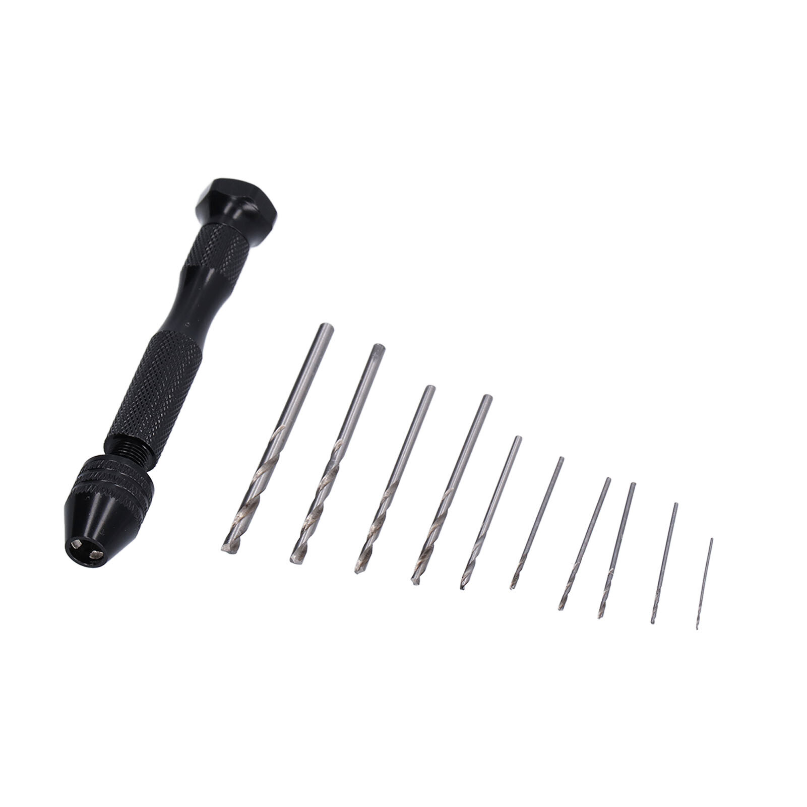 11 шт. миниатюрных сверл для цанговых зажимов из быстрорежущей стали и алюминиевого сплава, ручные, для обработки орехового дерева.