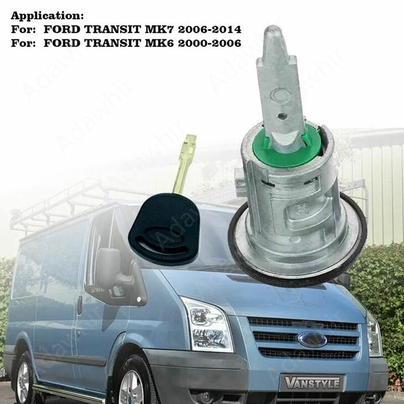 Цилиндр замка передней левой двери YC15V220K51BA 4060639 для FORD TRANSIT MK7 2006-2014 MK6 2000-2006