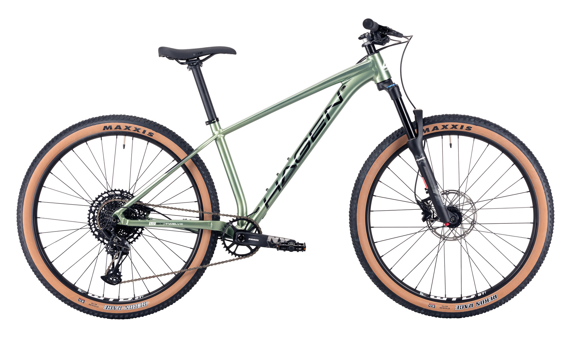 Велосипед HAGEN 6.12 27.5 2025 (требует финальной сборки), Цвет зеленый металлик, металлик, Размер 18"