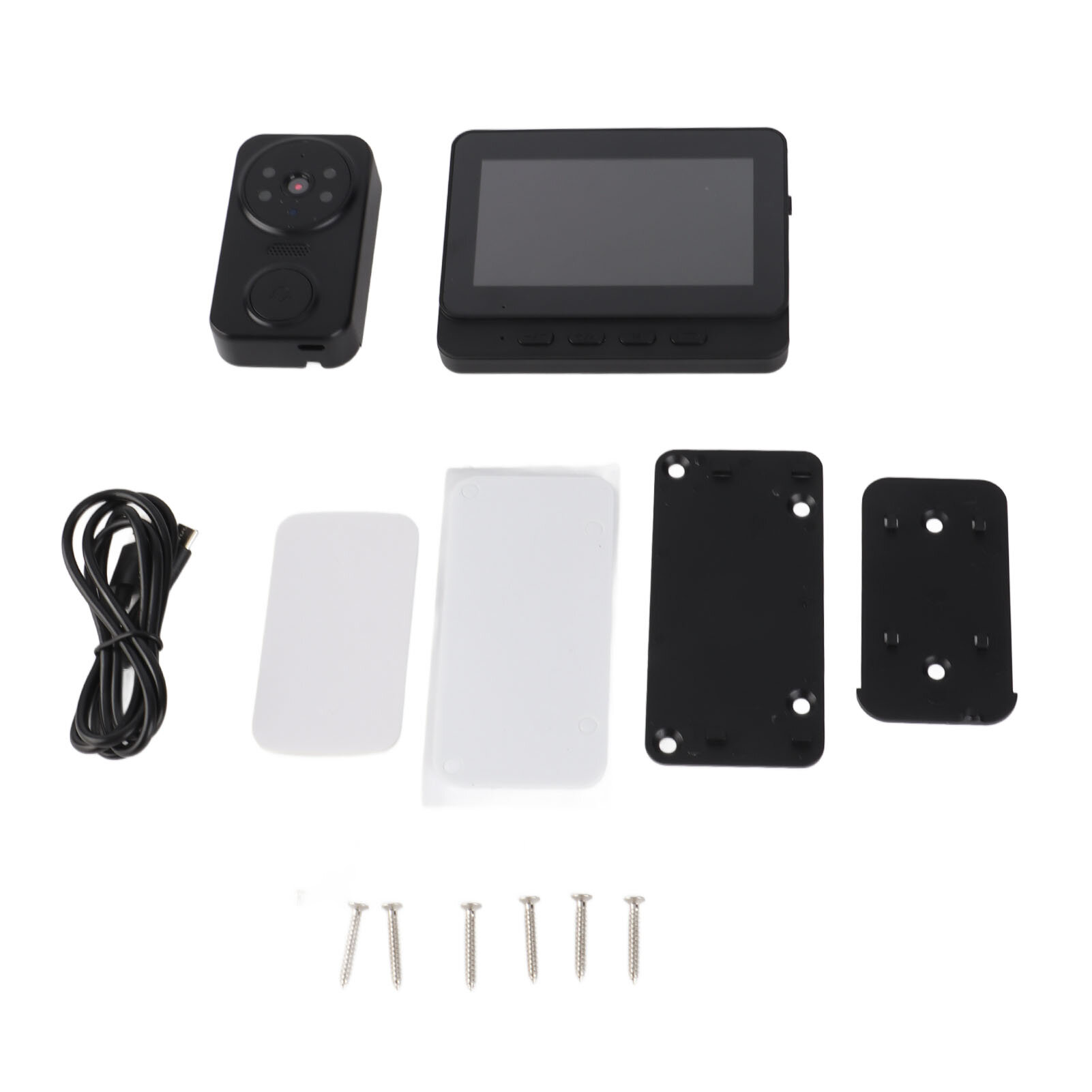 4,3 прозрачный дисплей, 8MP, 1080P, 170 обзор, умный домофон