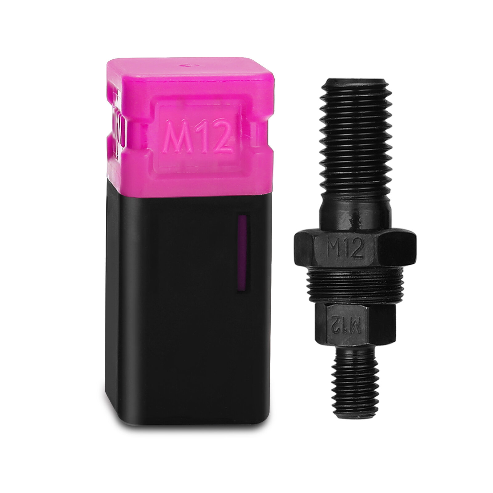 Принадлежности для заклепочного станка: резьбовой стержень, инструмент для заклепочных гаек, адаптер, тяга, сменные заклепочные головки.