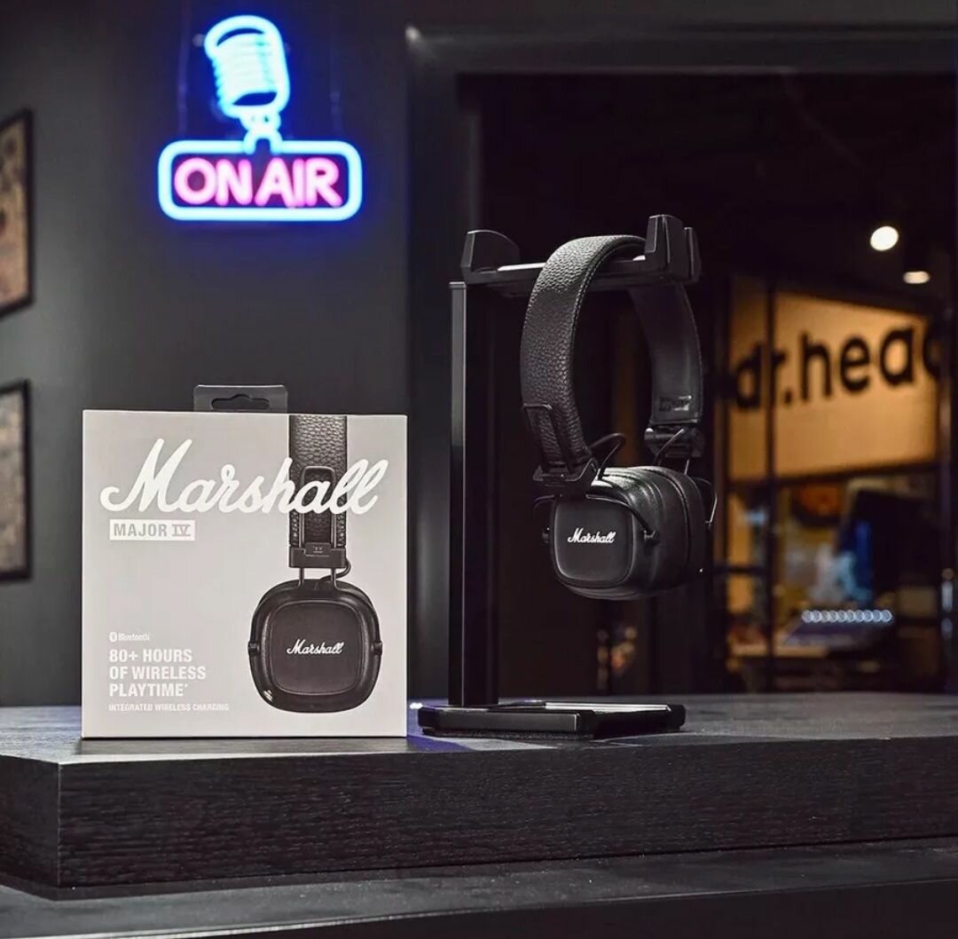 Наушники беспроводные Major 4 (IV), наушники Bluetooth , черные , black, 80ч работы