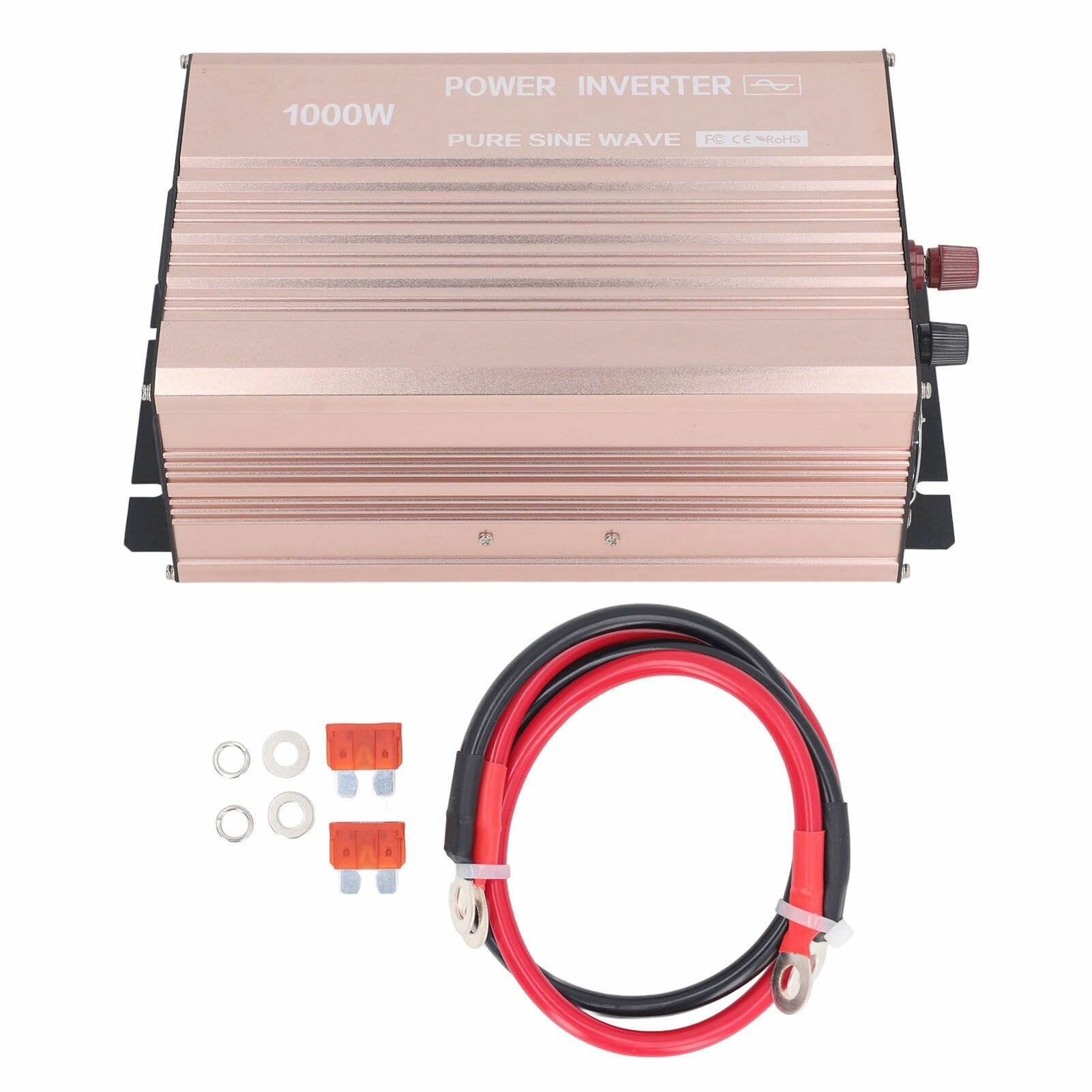 Инвертор 1000Вт, ЖК-дисплей, DC48V-AC220V, синус