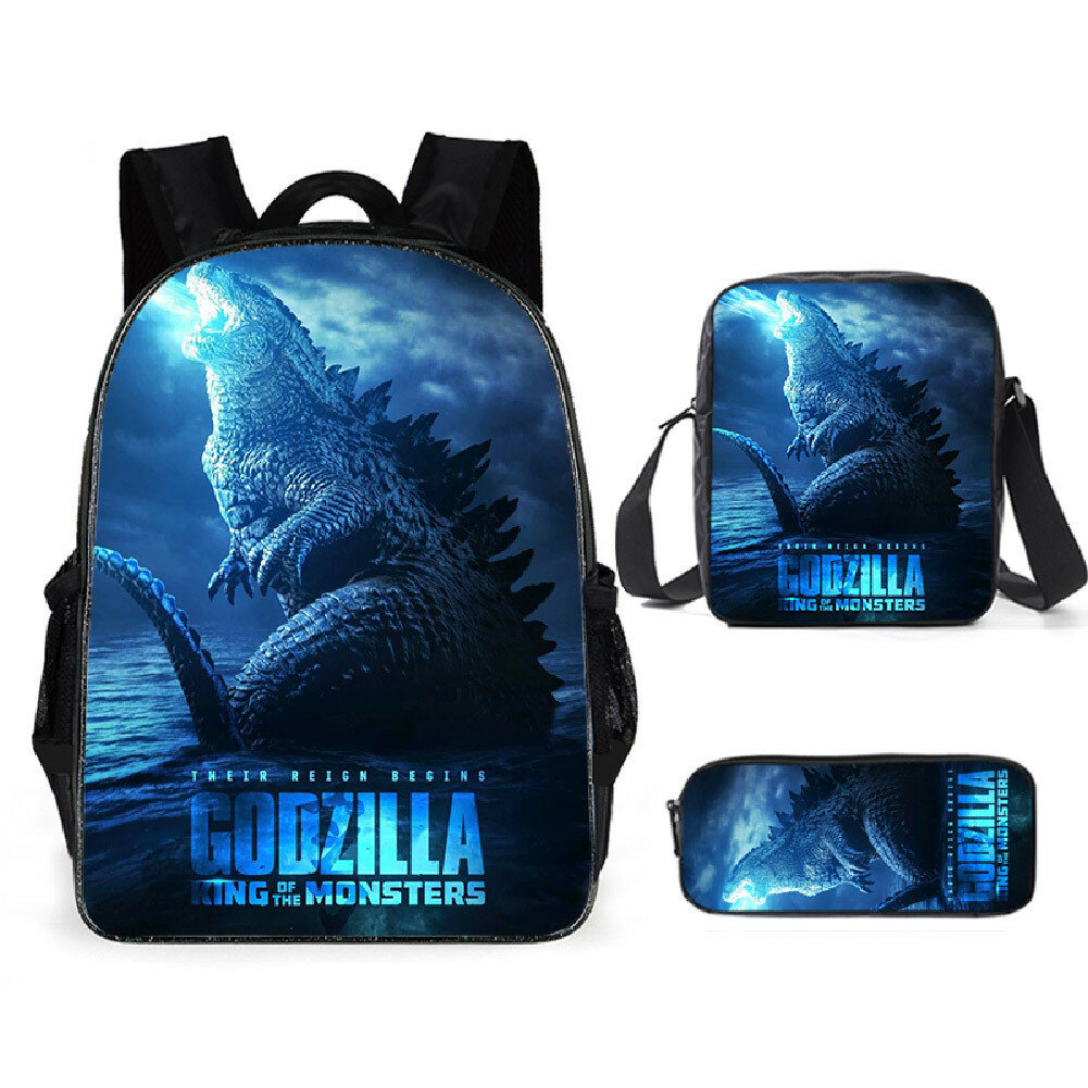 Godzilla ранец 17 дюймов с легким дизайном для средней школы