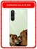 Чехол на Samsung Galaxy M16 / Самсунг Галакси М16 с принтом "Нежные львы - 14 фе...