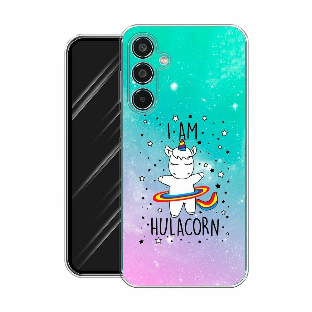 Чехол на Samsung Galaxy M35 / Самсунг Галакси M35 с принтом I am hulacorn — фото 1