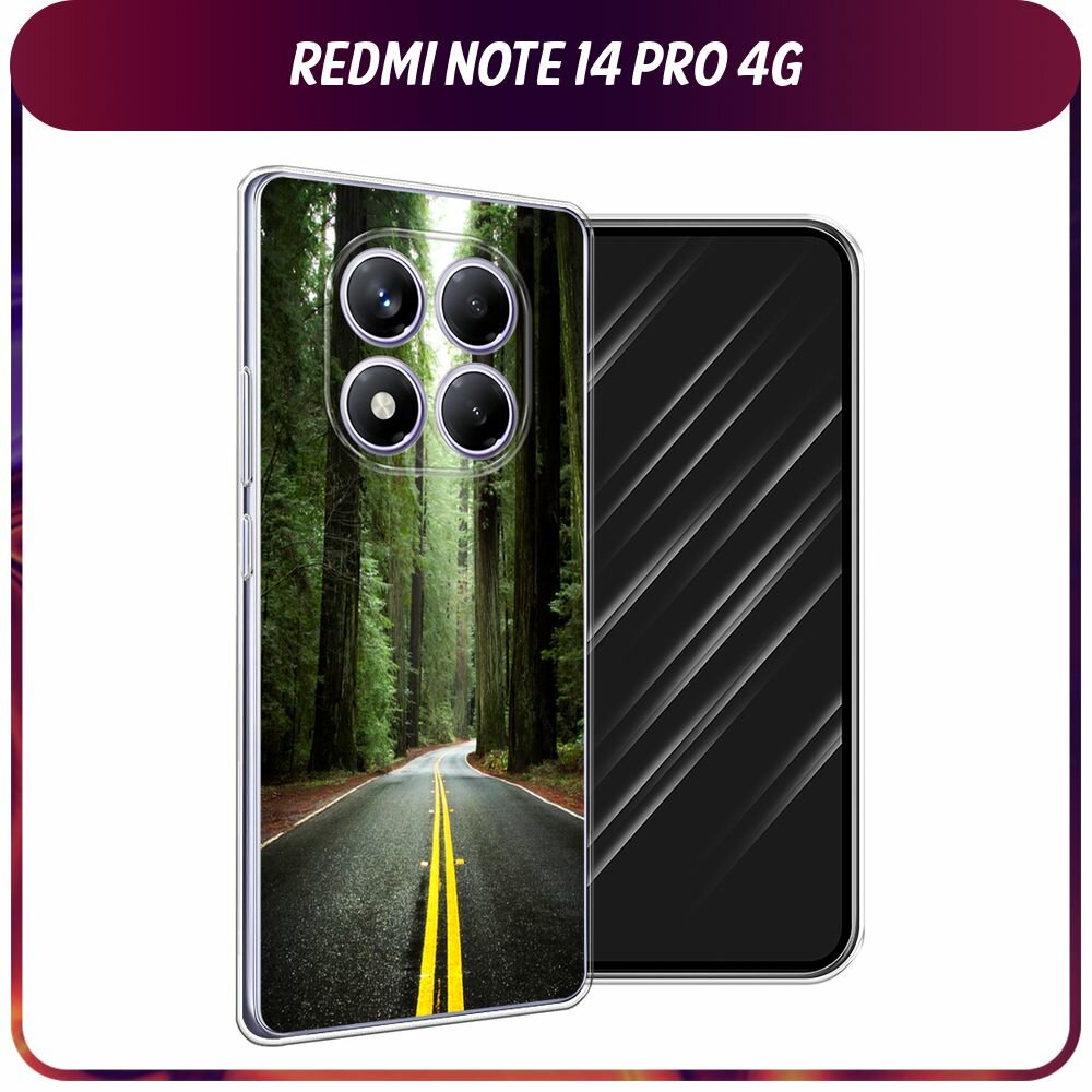 Чехол на Xiaomi Redmi Note 14 Pro 4G / Сяоми Редми Нот 14 Про 4G с принтом "Лес 17"