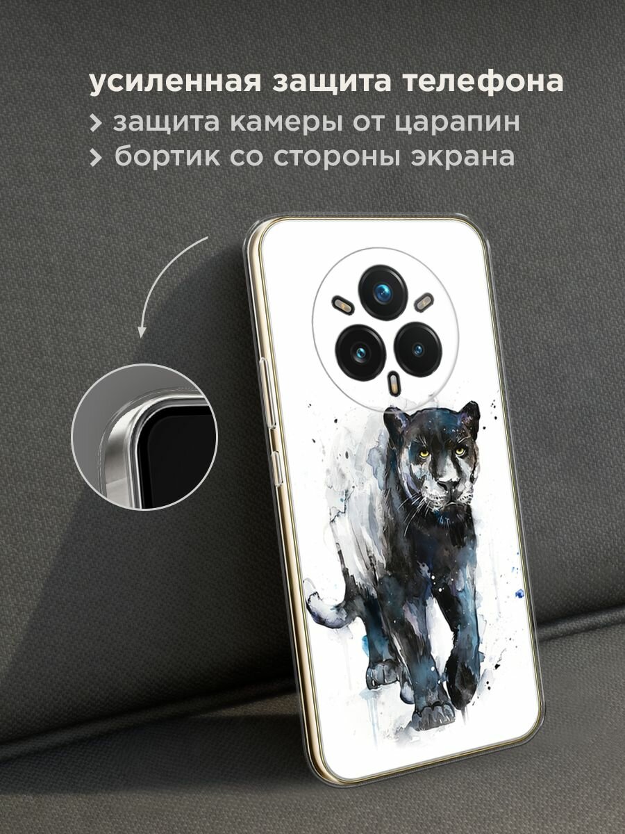 Чехол на Realme 14 Pro+ / Реалми 14 Про+ с принтом "Пантера арт 3" — фото 1