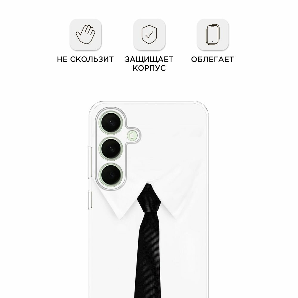 Чехол на Samsung Galaxy S25 Plus / Самсунг S25 Плюс с принтом "Галстук" — фото 1