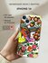 Чехол на Apple iPhone 14 / Айфон 14 с принтом "Дракон в цветах"
