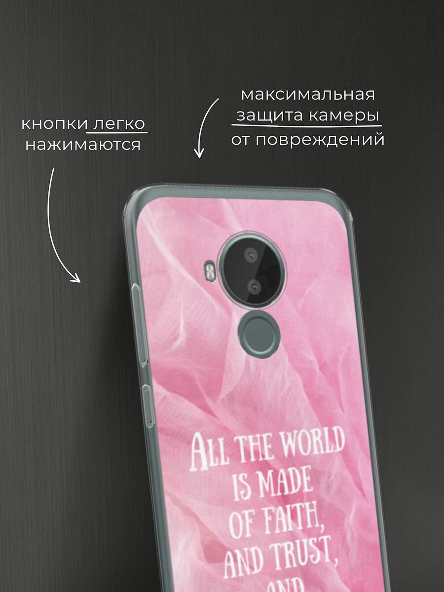 Чехол на Nokia C30 / Нокия C30 с принтом "Pixie dust - 8 марта" — фото 1