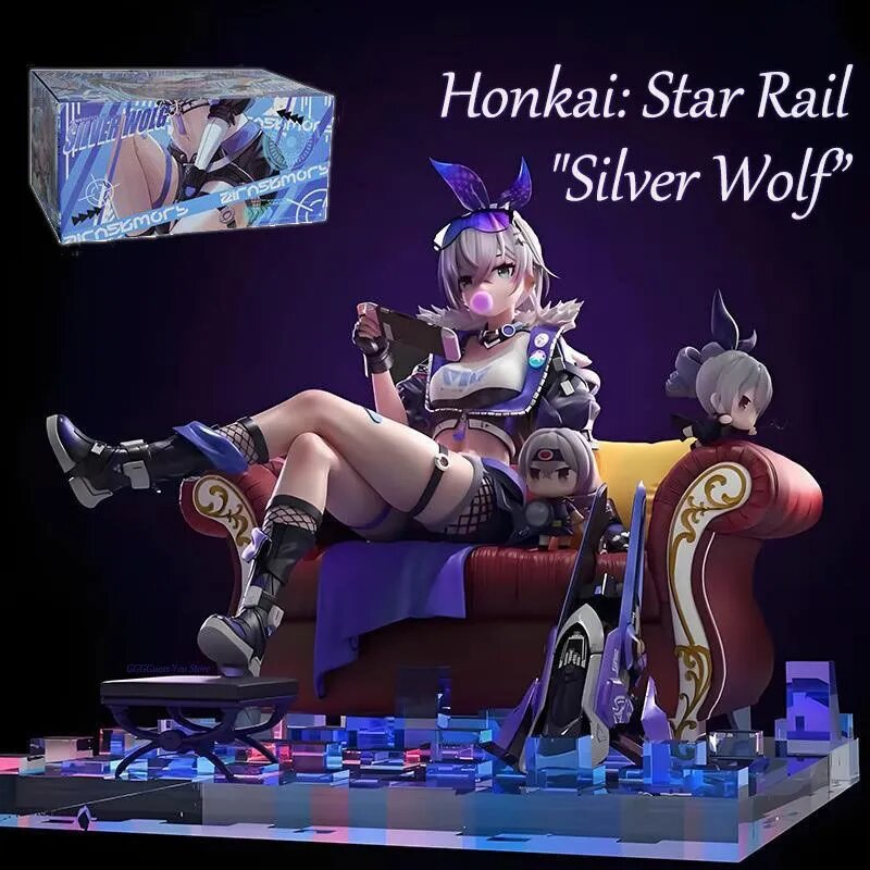 Аниме-фигурка Honkai: Star Rail "Silver Wolf" 23cm