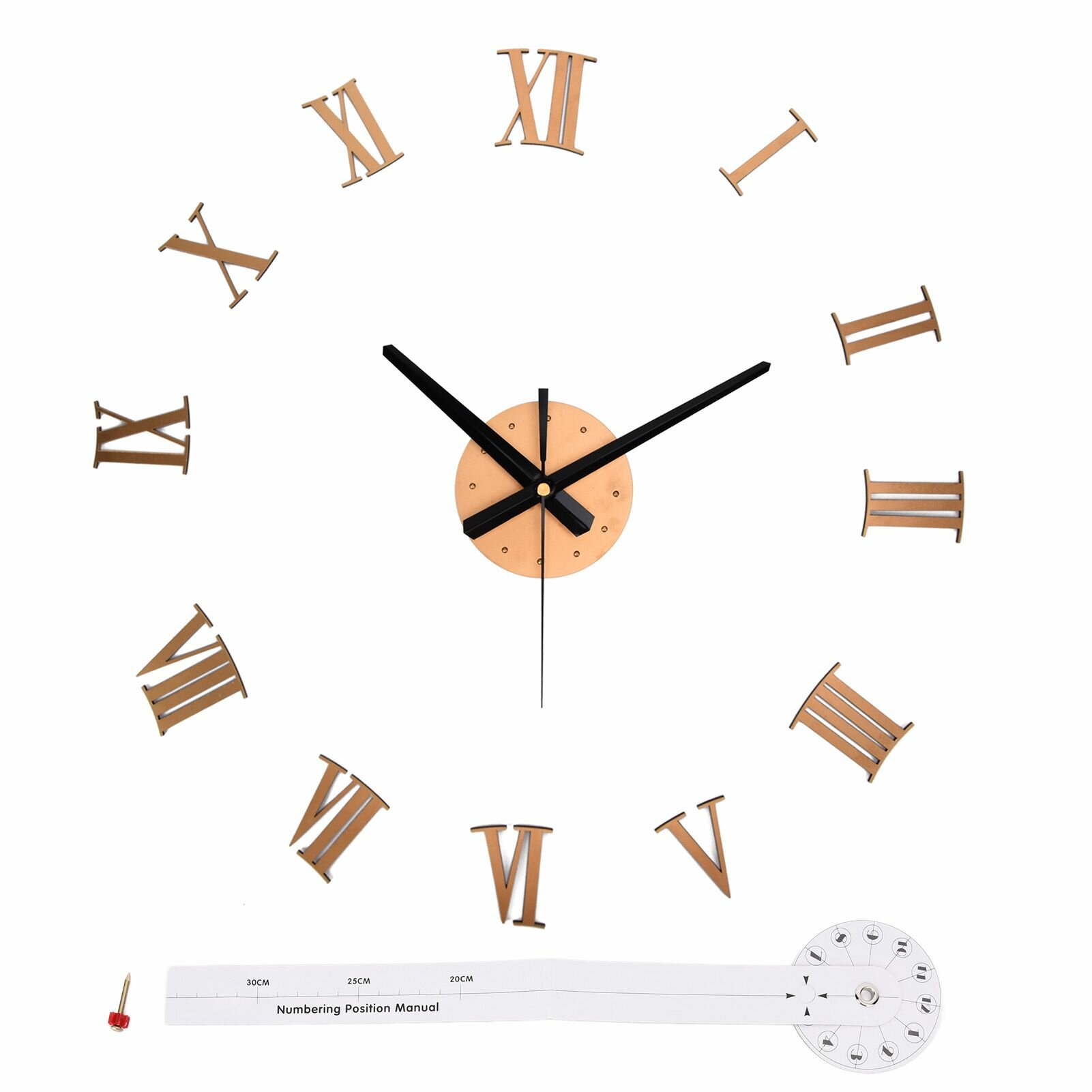 Бескаркасные настенные часы простые, бесшумные, современный декор для гостиной