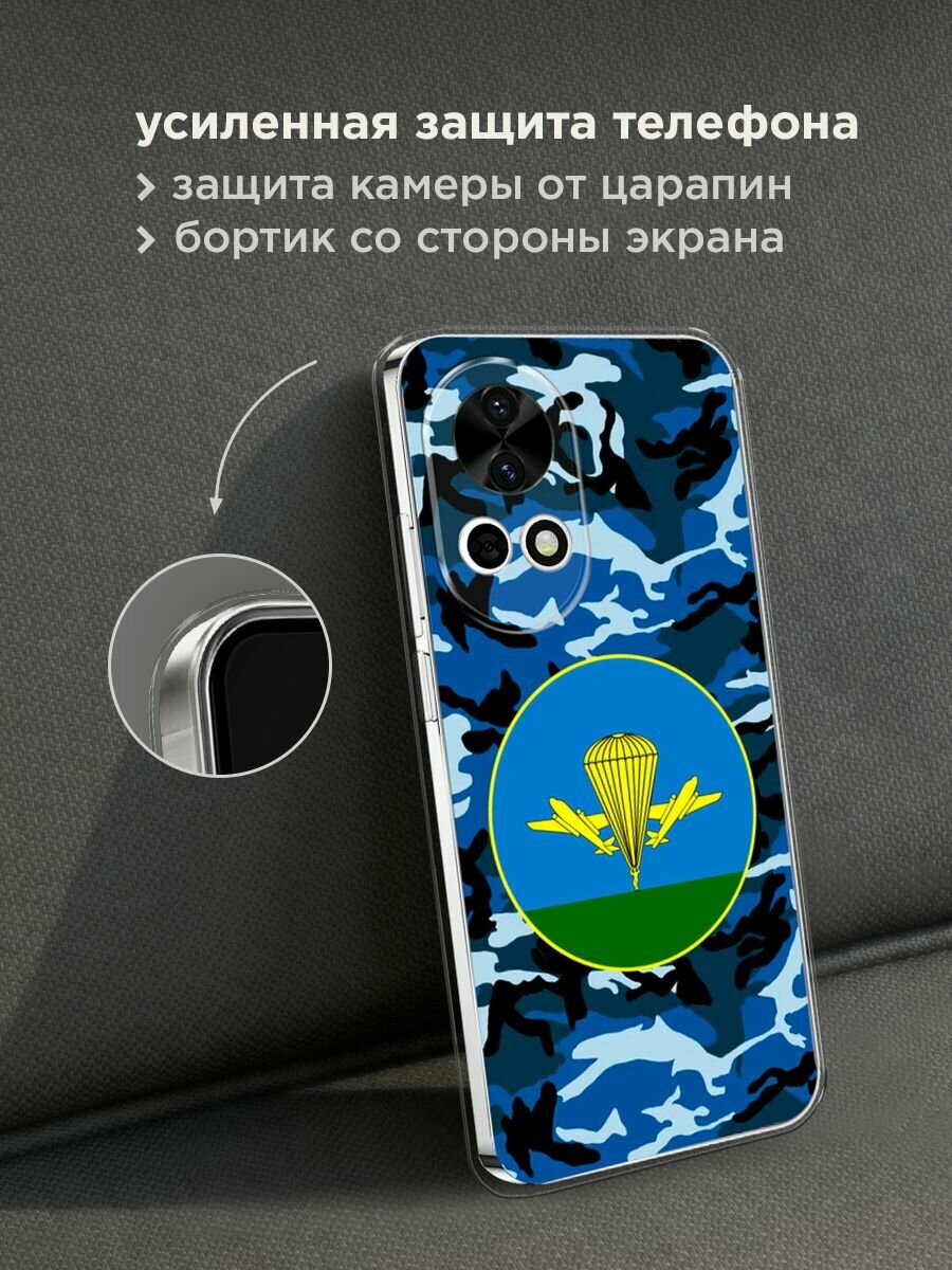 Чехол на Huawei Nova 12/Nova13 / Хуавей Нова 12/Нова 13 с принтом "ВДВ камуфляж" — фото 1