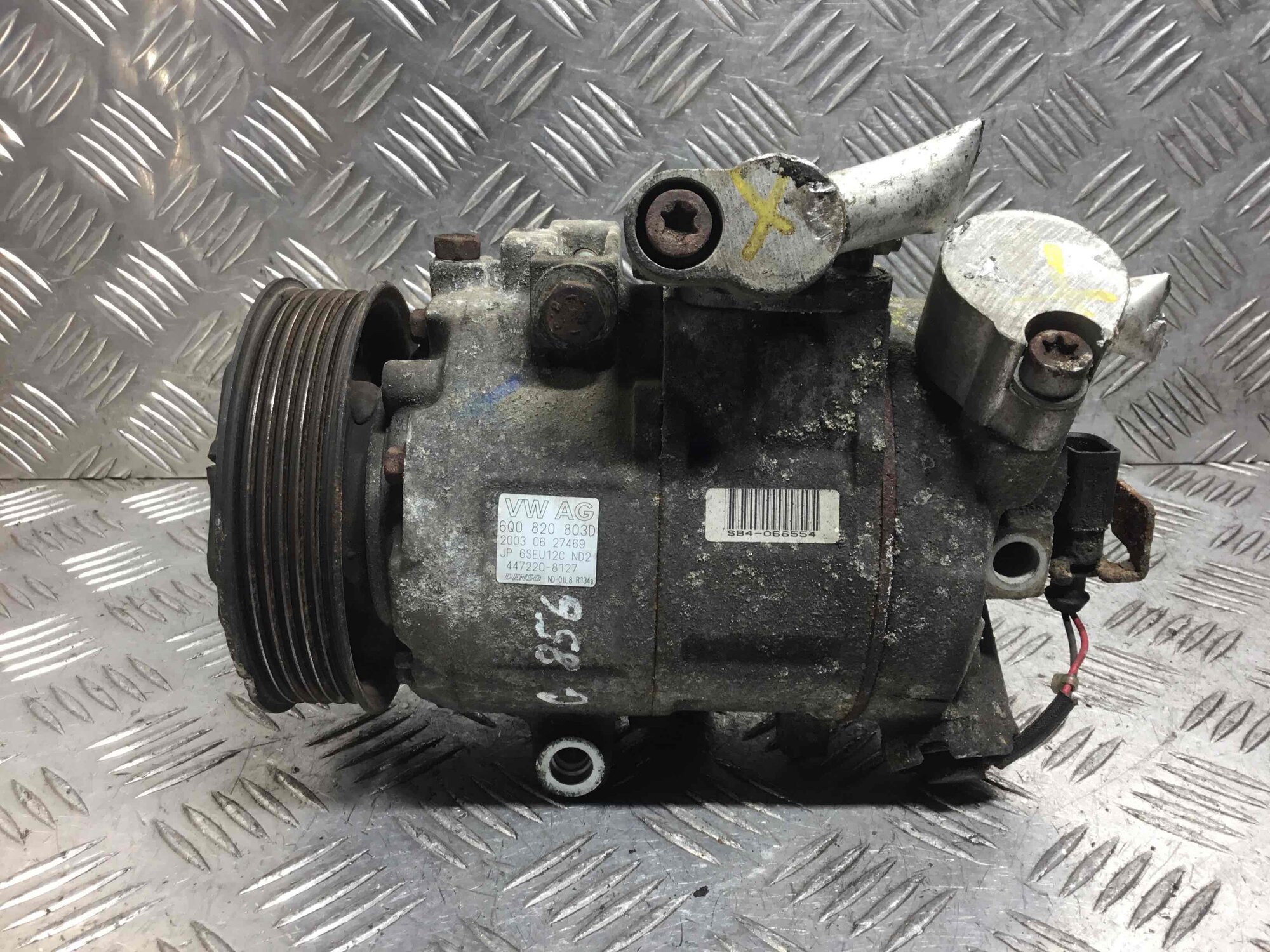 Б/У Компрессор кондиционера Volkswagen Polo 4 поколение (2001-2005) 2002 г.