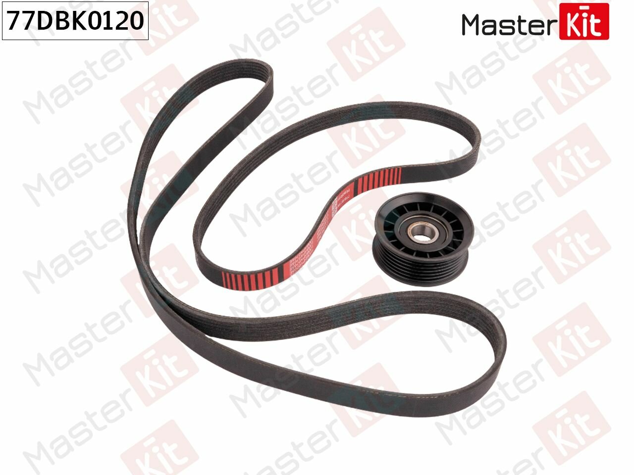 Комплект ремня приводного Ford Focus, IIDAHCPDP 06-12, Volvo S40 II544 03-12 MasterKit 77DBK0120