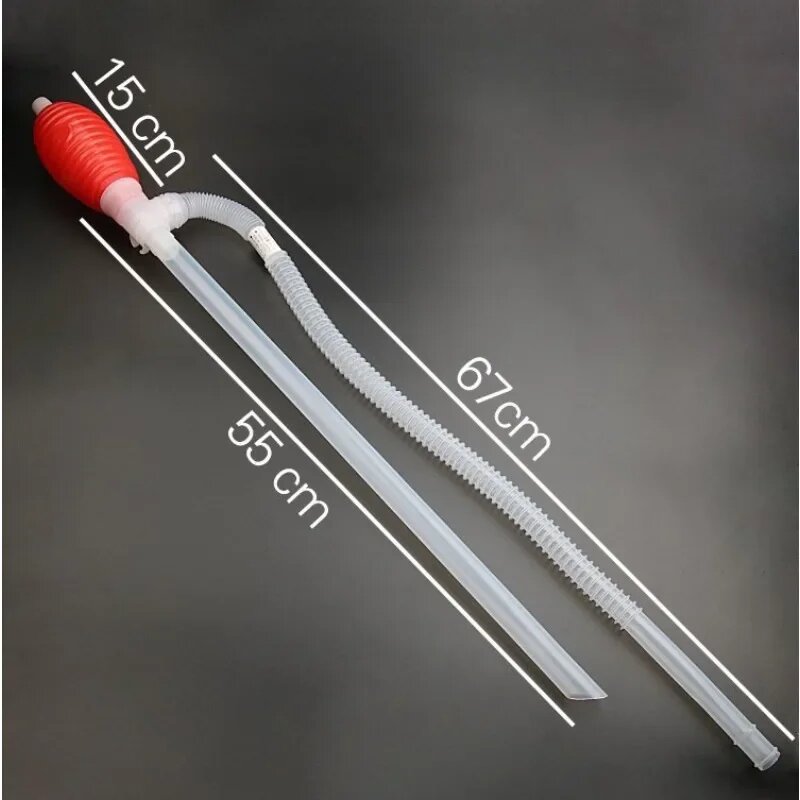 Универсальный автомобильный сифонный насос для перекачки топлива, большой сифон для газонокосилок, ручная перекачка бензина, вода, перекачка спирта