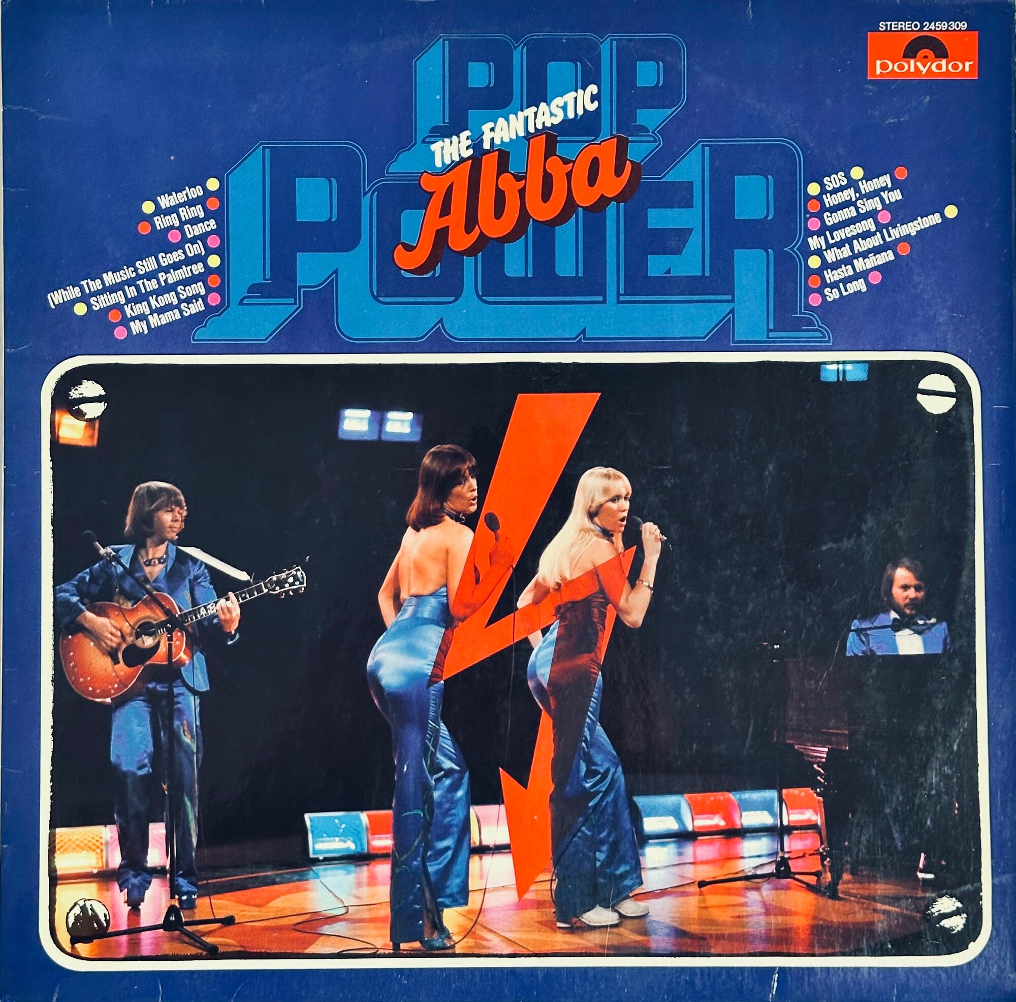 ABBA "Pop Power (The Fantastic ABBA)", винил LP12" 1976 Germany