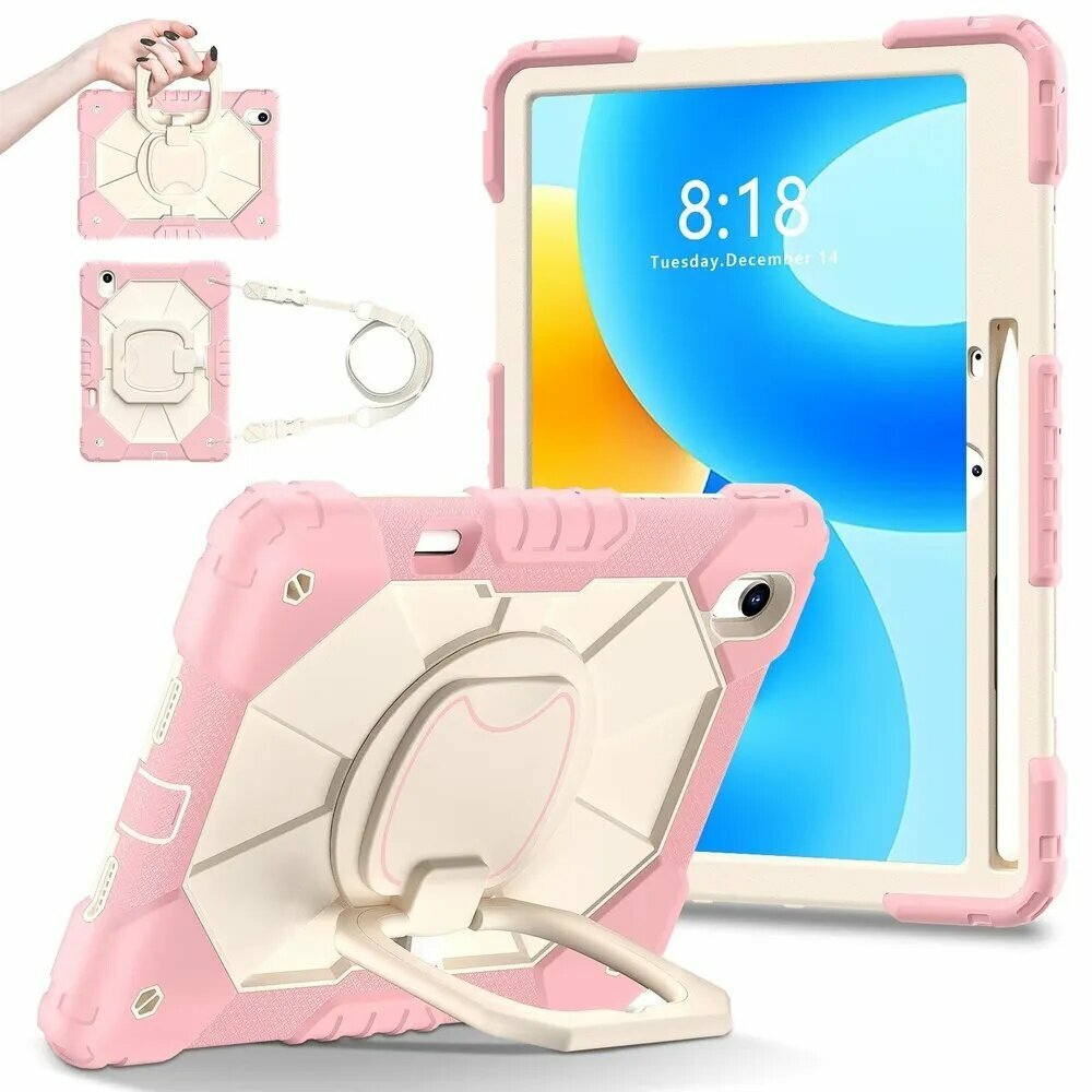 Чехол Для Huawei MatePad 11.5' S (2024) , MatePad Air / Хуавей Мейт Пад Эир 11.5 дюймов (2023) Вращающаяся на 360 градусов подставка защитный , с гнездом для ручки и плечевой ремень