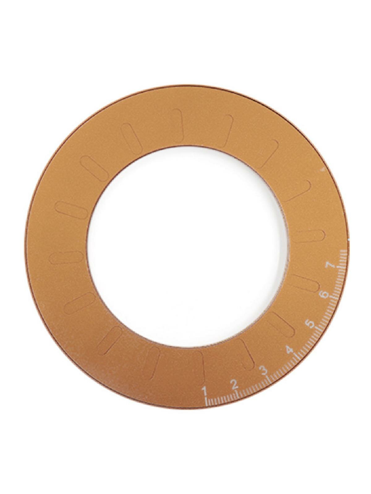 Круглая геометрическая линейка 5 дюймов, круглый шаблон, линейка для дизайнера, учителя, плотника