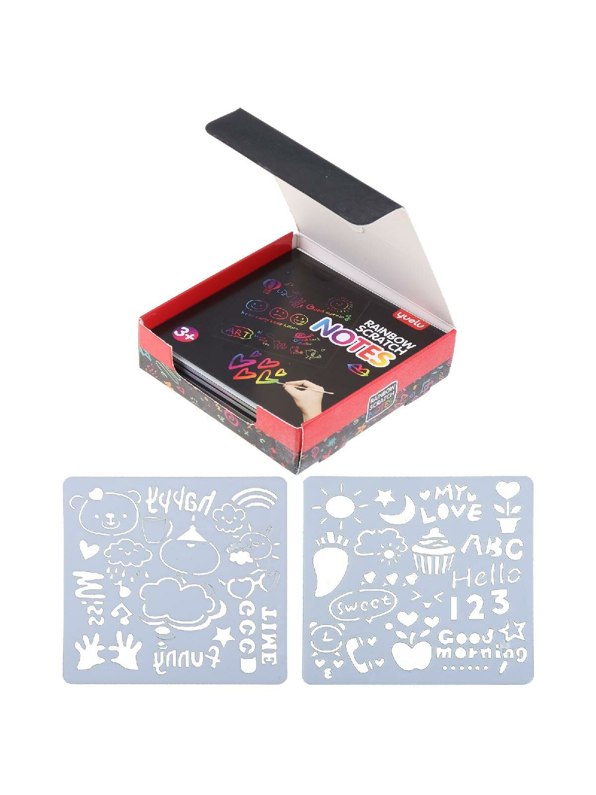 Волшебный набор для рисования с нуля, 100 х Скретч-бумаги Rainbow Painting Sketch Art Kit