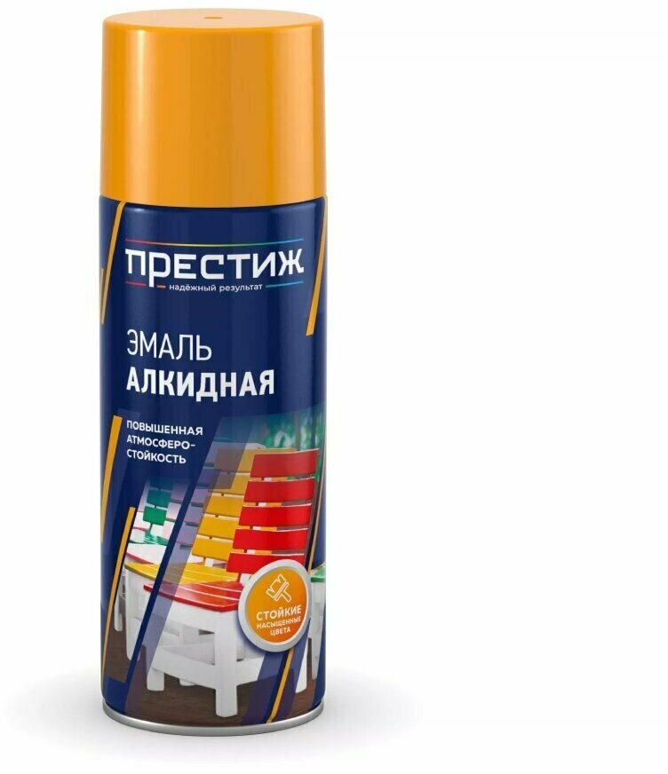 Эмаль ПРЕСТИЖ алкидная, белый, глянцевая, 425 мл — купить в интернет ...