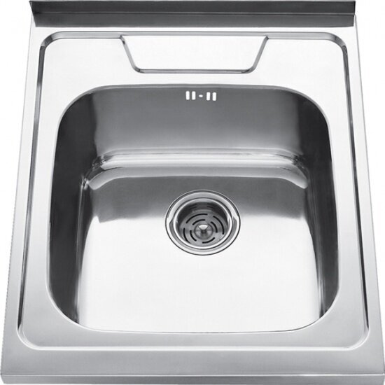 Кухонная мойка нержавеющая Kaiser® KAISER KSS-6050 600x500*0.8mm (накладная, хром)