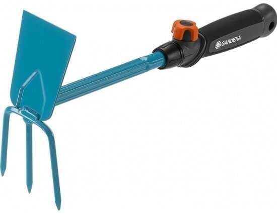 Мотыжка ручная Gardena 08915-20 6.5 см с 3 зубцами, комбисистема