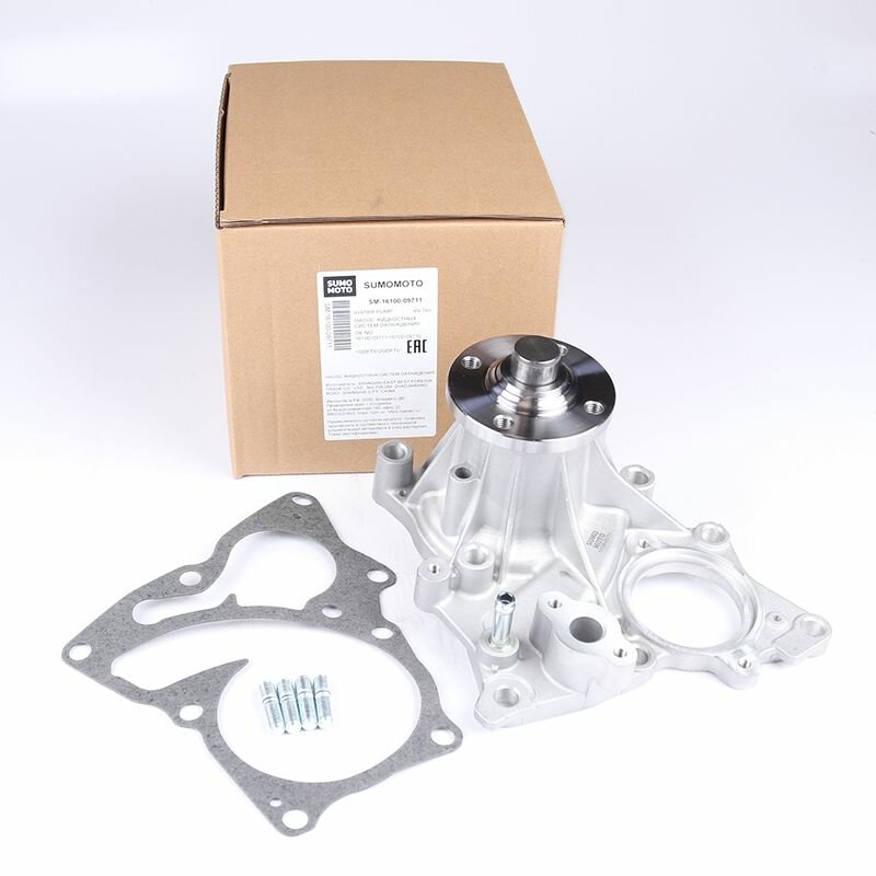Водяной насос ( помпа ) Sumomoto SM-16100-09711 Toyota Hilux (GUN112; GUN155) 1GD-FTV; 2GD-FTV OEM 16100-09711
