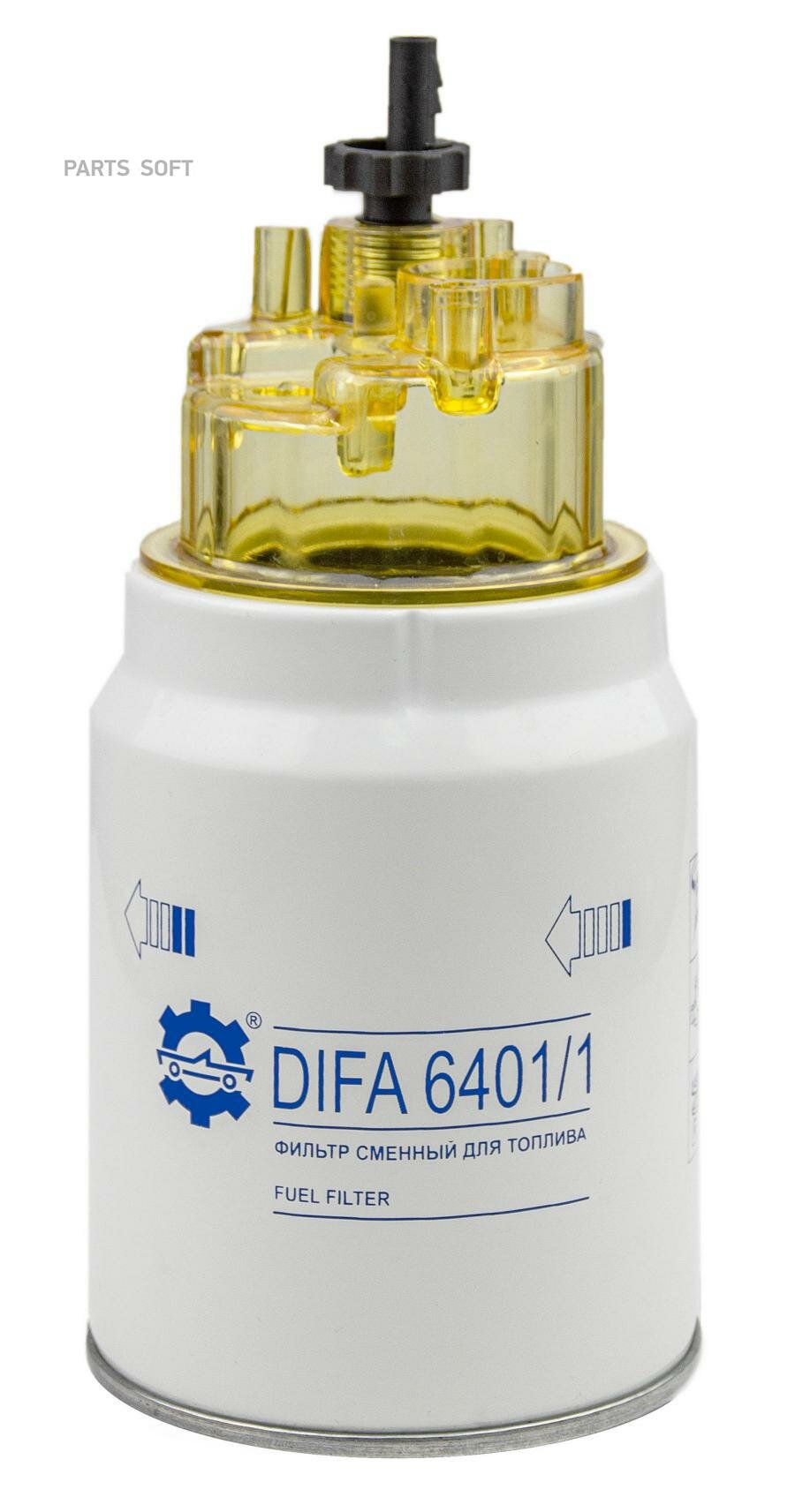 DIFA64011 DIFA Фильтр топливный сепаратор КАМАЗ-евро, 245 Евро-3 груб/оч (PL270X) (DIFA)