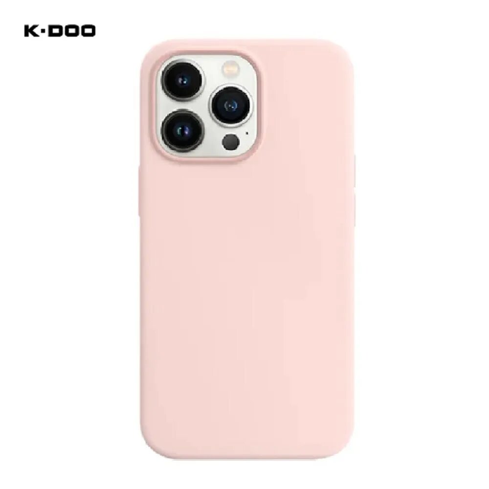 Чехол силикон кейс для Iphone 15 Pro (c Магсейф) / K-DOO Mag iCoat, розовый