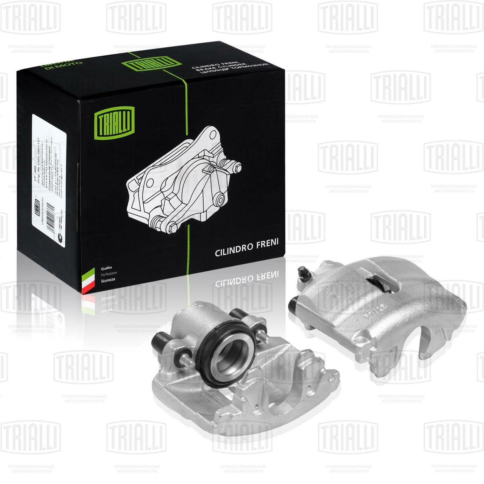 Суппорт тормозной для а/м VW Polo Sedan (RUS) (10 ) 1ZC передний левый d 54mm TRIALLI CF 182003