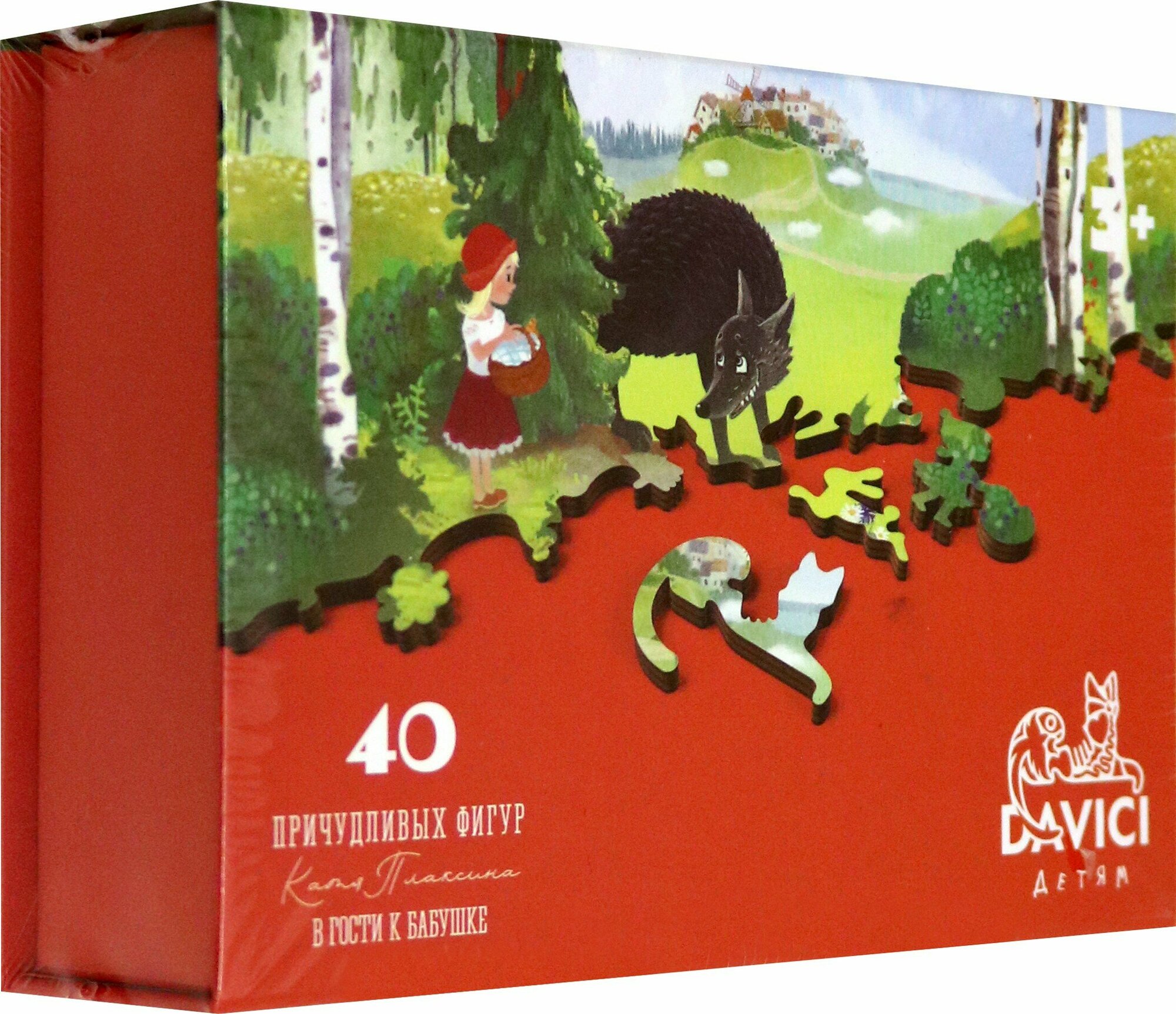 Пазл "В гости к бабушке", 40 деталей