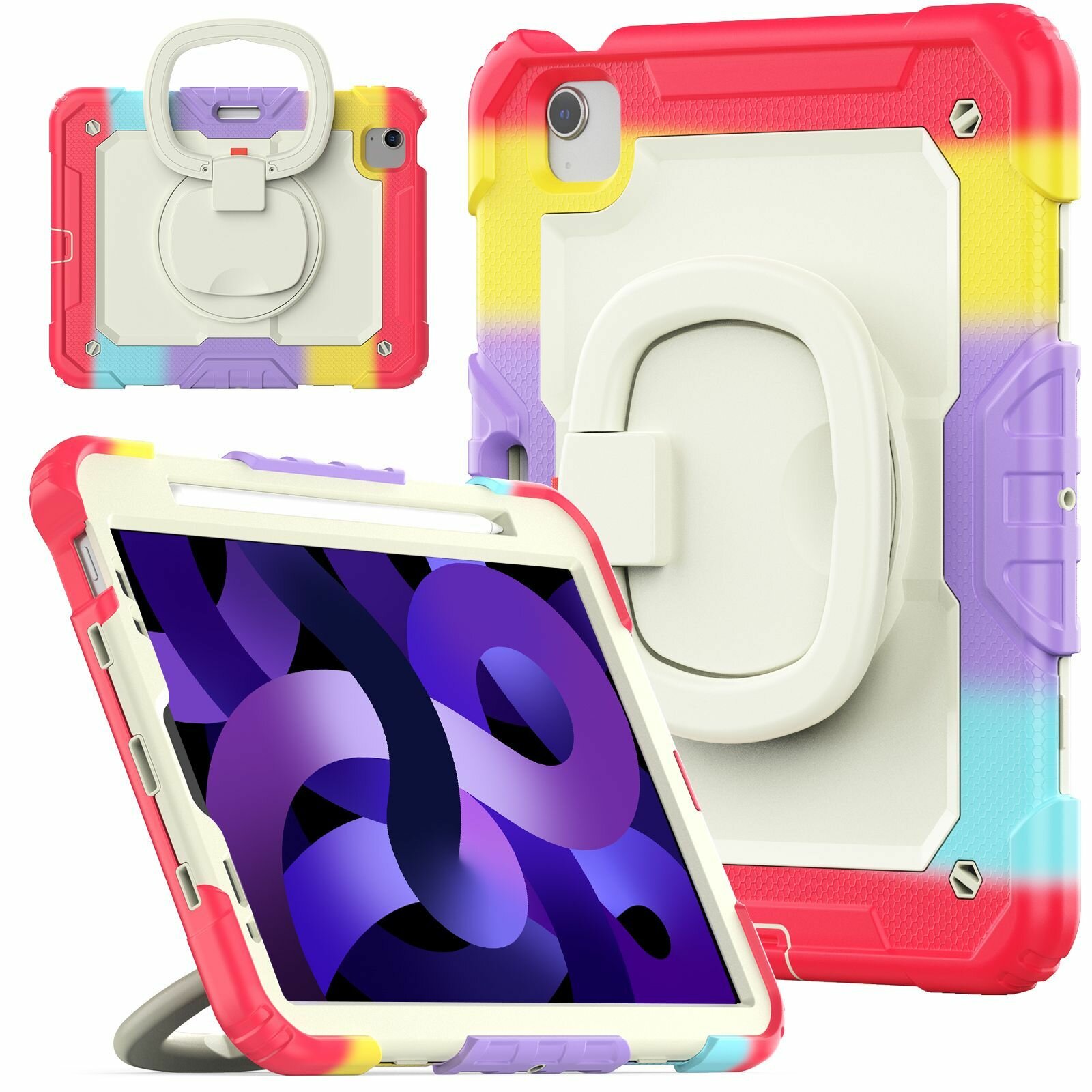Чехол для iPad Air 4-5 (A2588 A2589 A2591 A2316 A2324 A2325 A2072) / iPad Pro 11" (2018-2022) Smart-D противоударный яркий