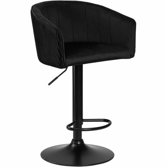 Стул барный Dobrin DARCY BLACK (черный велюр (1922-21))