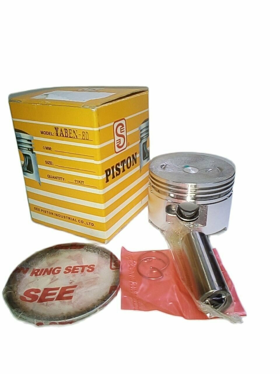 Поршень (в сборе) 4Т GY6-80/100 (поршень d-50мм) (STD) SEE