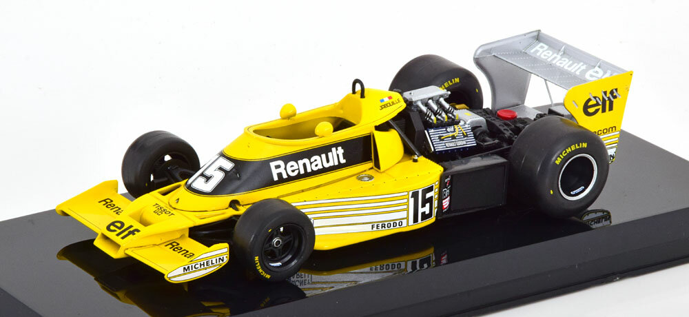 Модель коллекционная ALTAYA Renault RS01 jean pierre jabouille 1977 / рено жан пьер жабуи