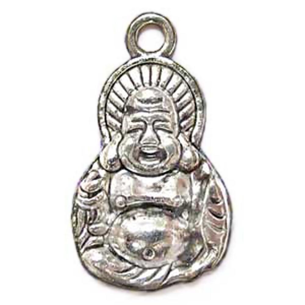 Фурнитура для бижутерии Подвеска Хотэй 0004820 серебряный цвет 28x16 мм, цена за 2 шт.