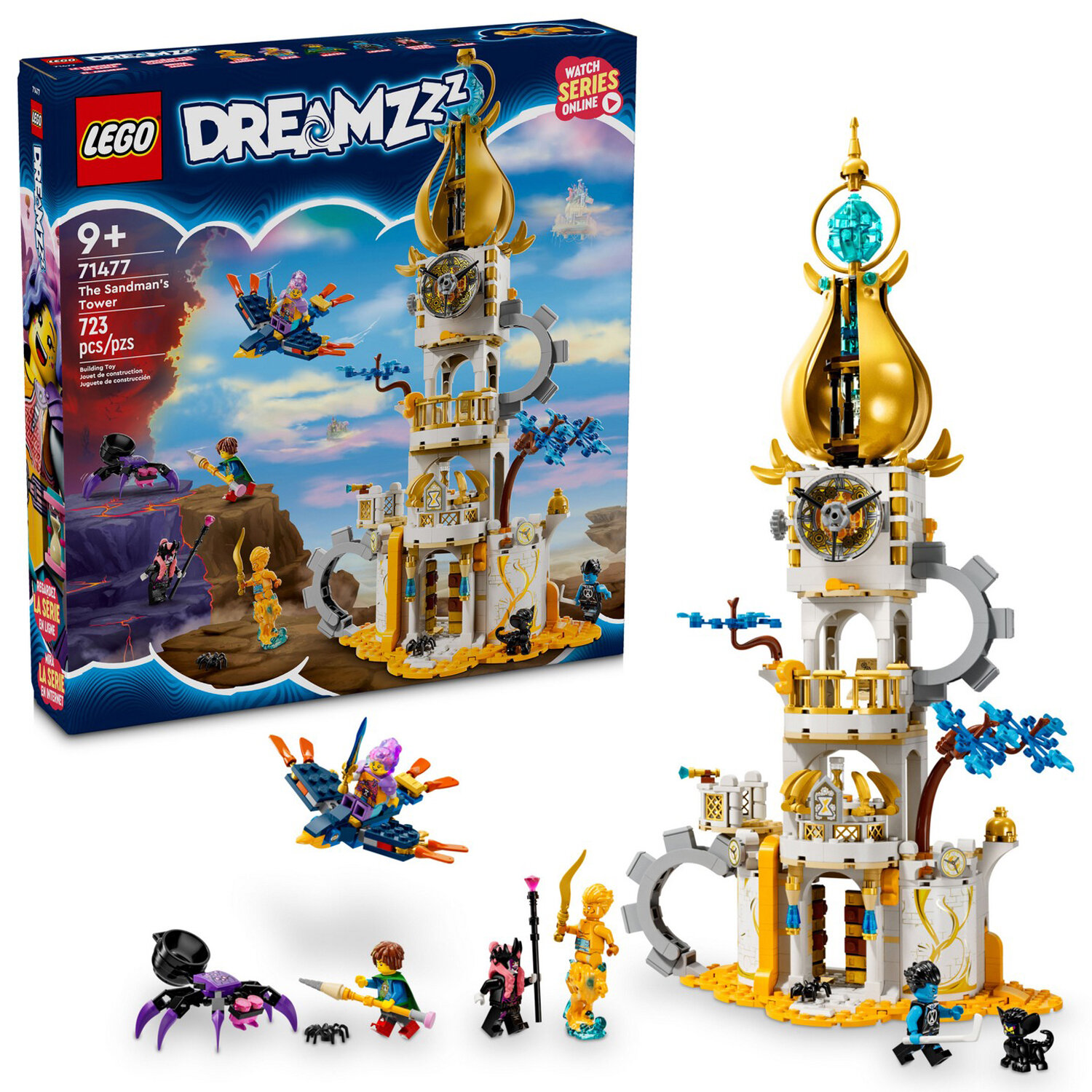 Конструктор детский LEGO Dreamzzz Башня песочного человека, 723 деталей, возраст 9+