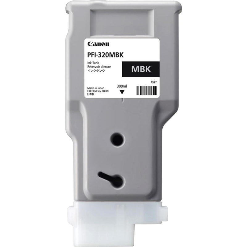 Расходные материалы Canon PFI-320MBK Картридж для Canon TM-200/TM-205/TM-300/TM-305, матовый чёрный, 300 мл (GJ)