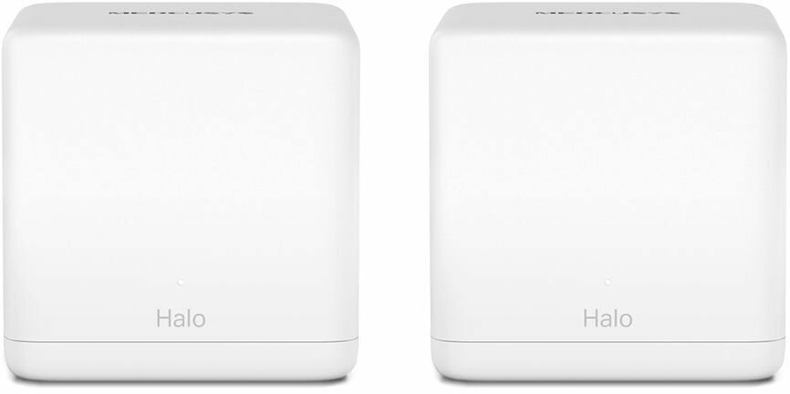 Бесшовный Mesh роутер Mercusys Halo H30G(2-pack) белый, двухдиапазонный 2.4 ГГц/5 ГГц, внутренние, входной интерфейс 10/100/1000BASE-TX