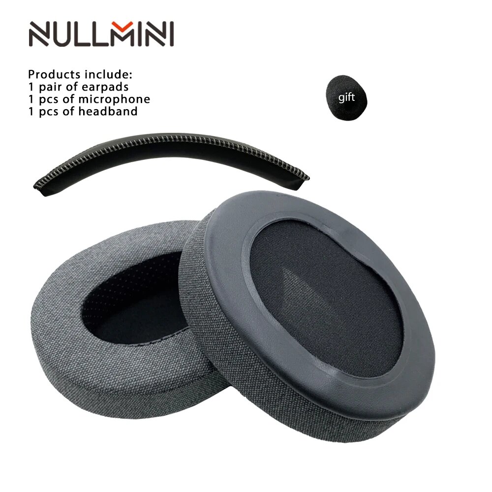 NullMini Амбушюры для HyperX Cloud, Цвет: 4, Белая повязка