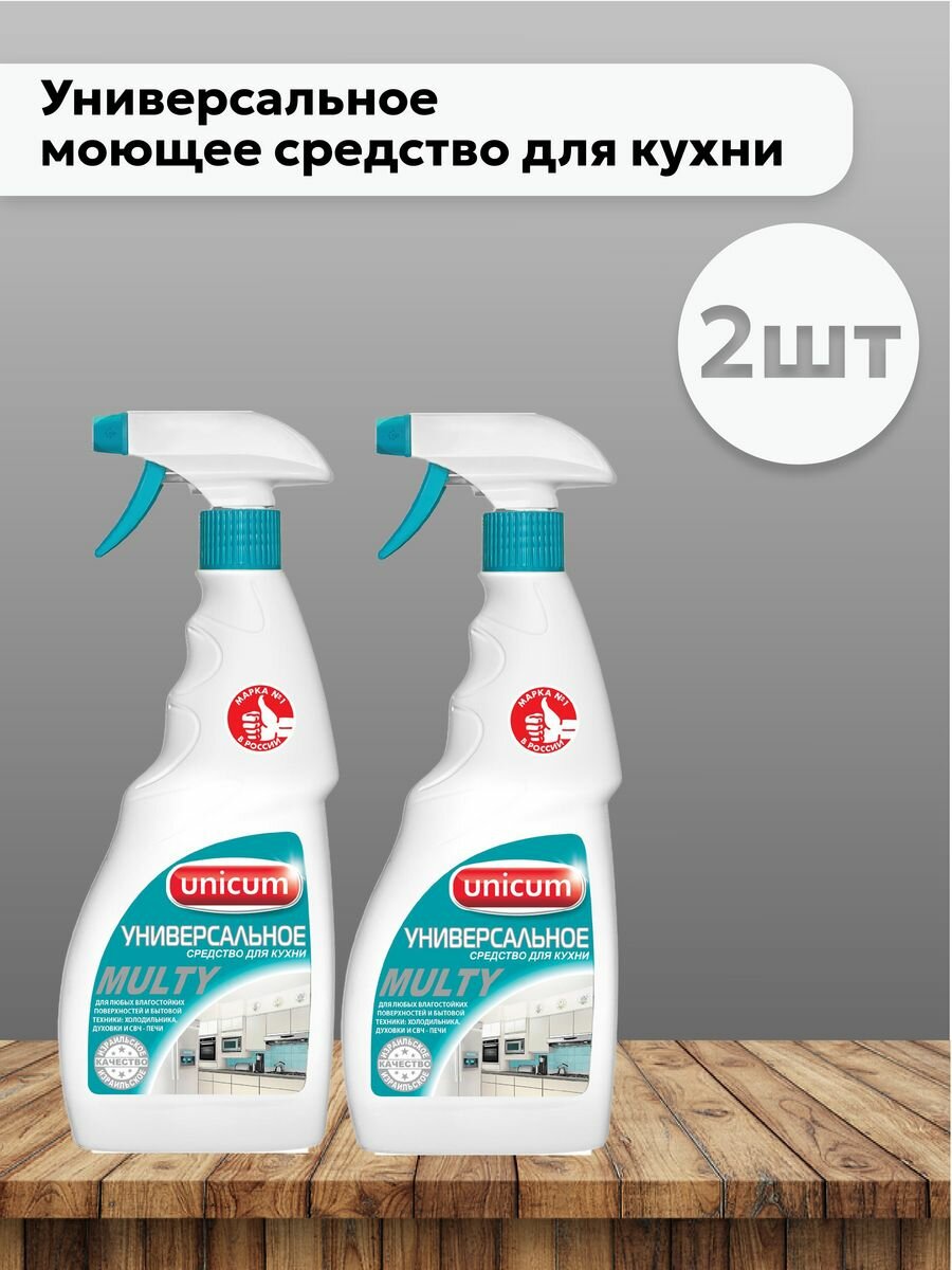 Набор 2 шт Универсальное средство для кухни Multy 500 мл