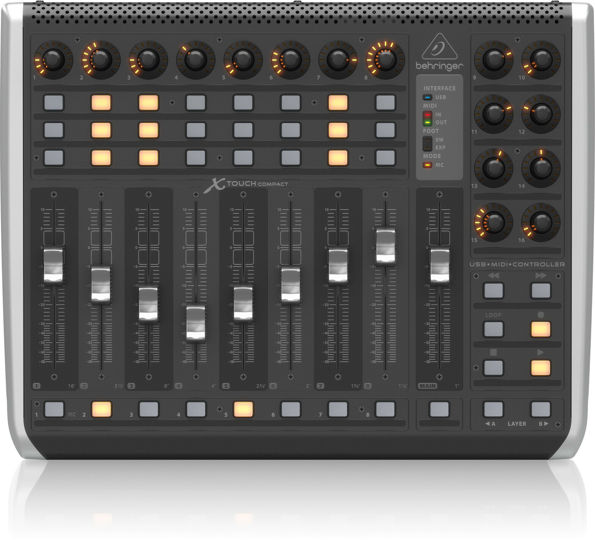 DJ контроллер Behringer X TOUCH COMPACT — фото 1