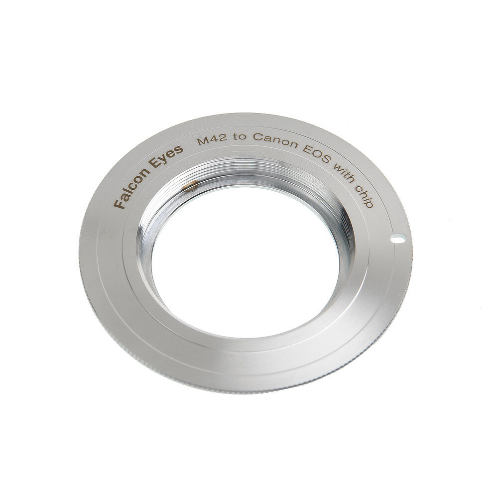 Кольцо переходное M42 на Canon EOS с чипом (010)