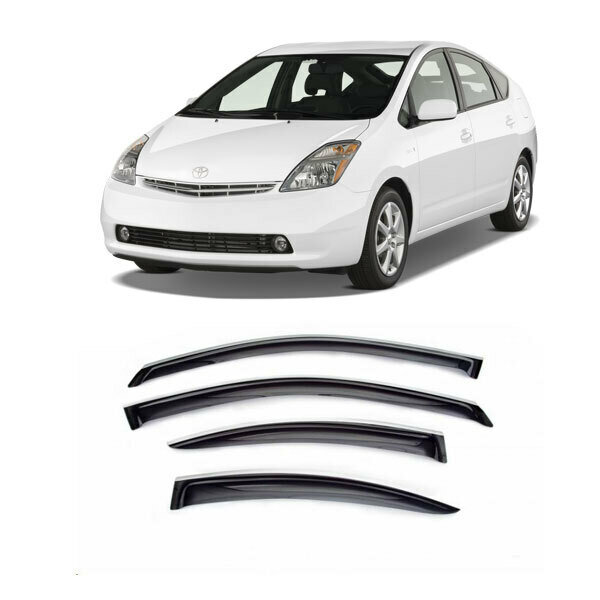 Дефлекторы боковых окон TOYOTA Prius Тойота Приус (2004-2009) дефлекторы окон