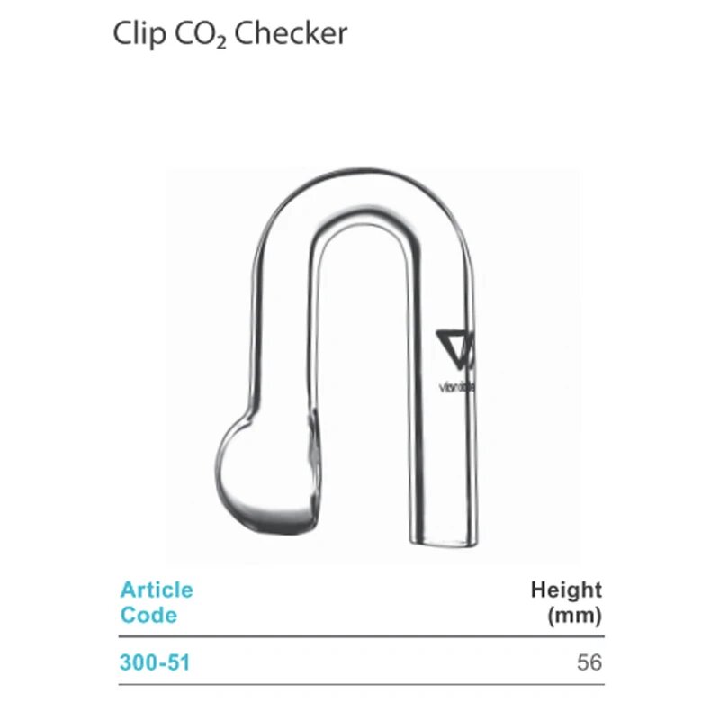 VIV CO2 стеклянный индикатор pH для аквариума Белый, Clip 300-51