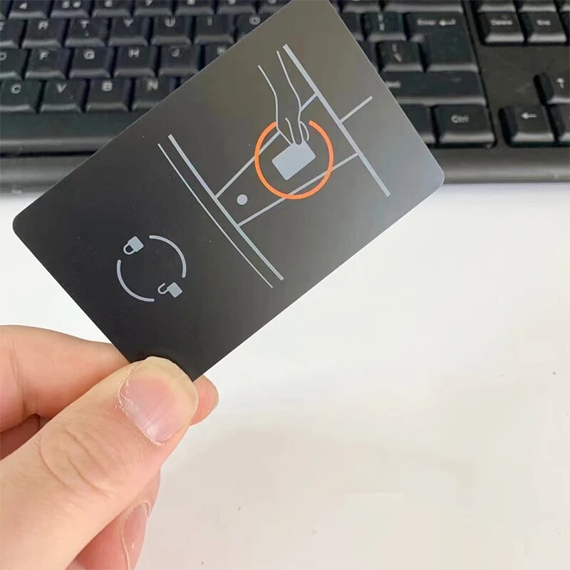 HNKeys OEM для TESLA Key 2 карты с черным держателем бумажника для модели 3, Y, S, X