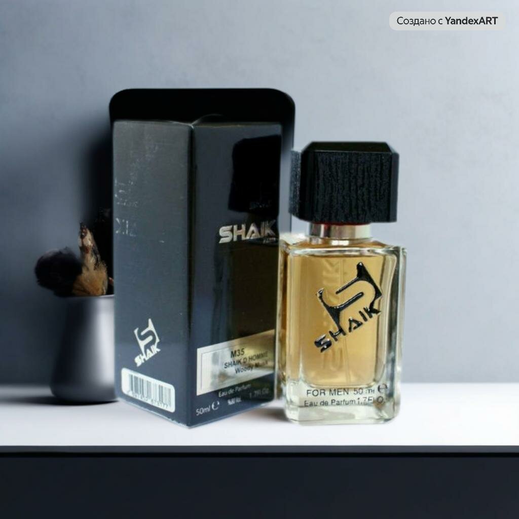 SHAIK парфюмерная вода мужская M 35 d'Homme, древесный аромат 50 мл